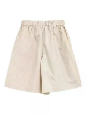 BASERANGE Claude Striped Shorts - Neutrals