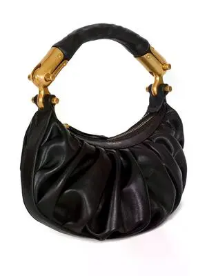 Balmain Mini Leather Tote - Black