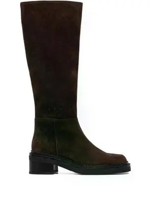 SUMMERY COPENHAGEN Suede Knee-high Boots
