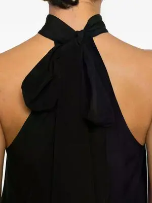 TOM FORD Ribbed Tie-neck Blouse