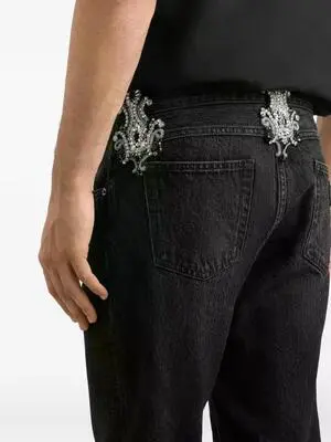 Dolce & Gabbana Embellished Five-pocket Jeans
