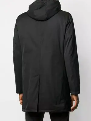 DELL'OGLIO Marvin Hooded Coat - Black