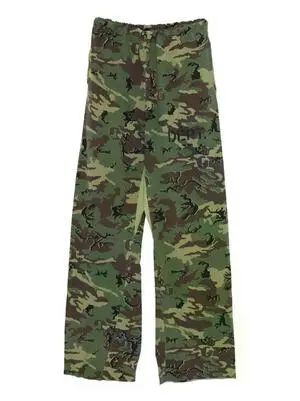 GALLERY DEPT. X Josué Thomas Camouflage-pattern Track Pants - Green