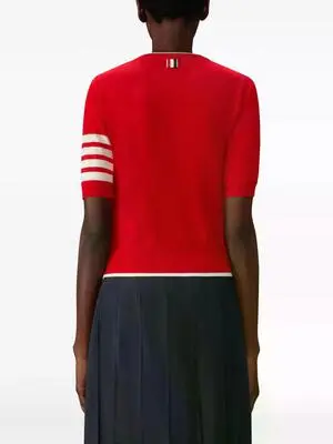 Thom Browne 4-bar Short-sleeve T-shirt - Red