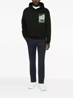Lacoste Buttoned Trousers - Black