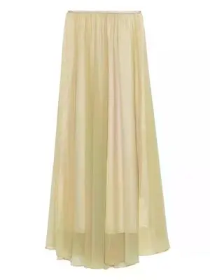 FORTE_FORTE Elasticated-waistband Skirt - Neutrals