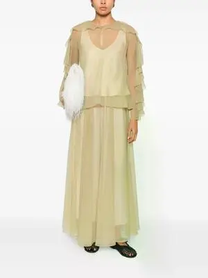 FORTE_FORTE Elasticated-waistband Skirt - Neutrals