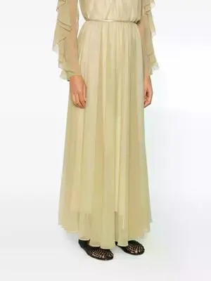 FORTE_FORTE Elasticated-waistband Skirt - Neutrals