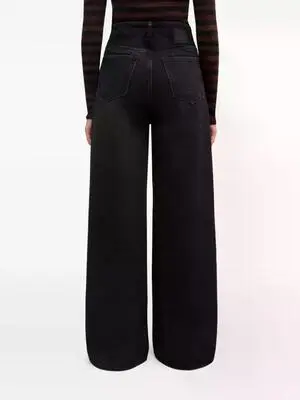 GANNI High-rise Full Length Wide Leg Jeans