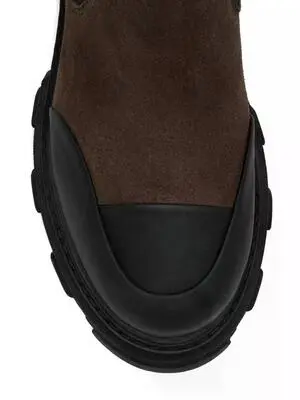 GANNI Lug Sole Boots With Recycled Leather
