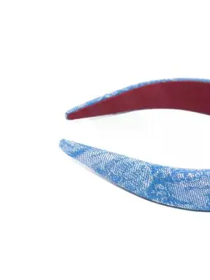 Etro Printed Headband With Button