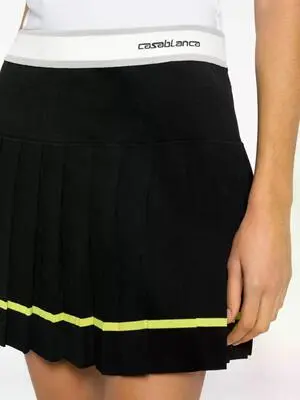 Casablanca Pleated Short Skirt