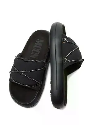 Moon Boot Icon Lace Up Slides