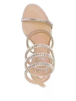Rene Caovilla 105mm Cleo Spark Heeled Sandals