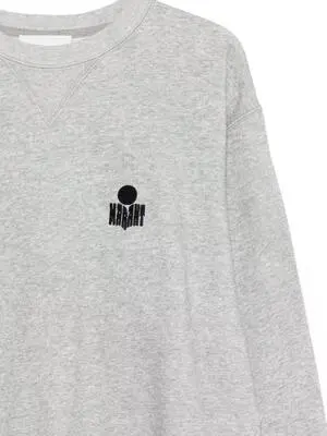 MARANT Embroidered Logo Sweatshirt - Grey