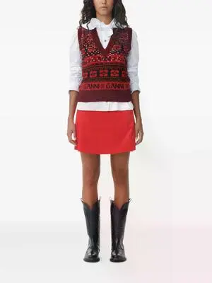 GANNI Corduroy Mini Skirt