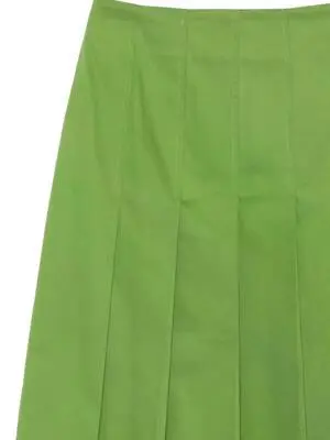 DRHOPE Pleated A-line Midi Skirt