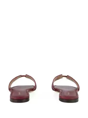 TOM FORD Textured Buckle Flat - Red