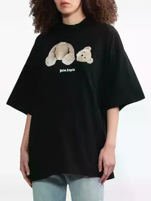 Palm Angels Broken Bear T-shirt - Black