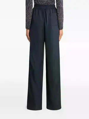 Etro Drawstring Wide-leg Trousers - Blue
