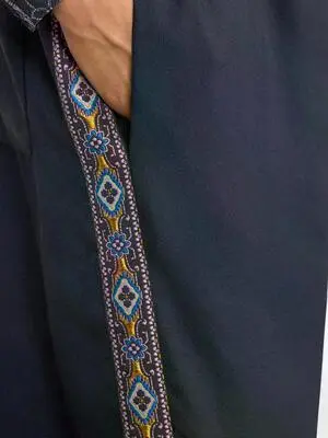 Etro Drawstring Wide-leg Trousers - Blue
