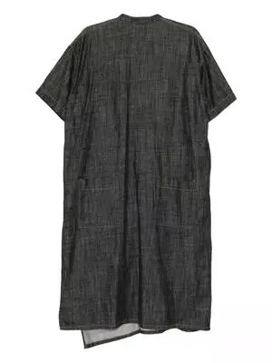 Y’s Buttoned Short-sleeve Dress