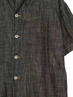 Y’s Buttoned Short-sleeve Dress