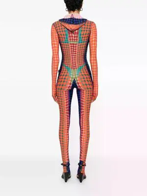 JEAN PAUL GAULTIER Hooded Polka-dot All-in-one - Orange