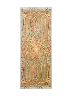 Etro Floral-motif Scarf - Neutrals