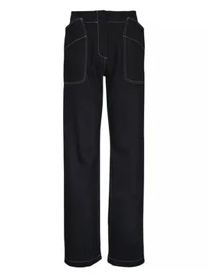 Zero + Maria Cornejo Eda Topstitching Pocket Trousers