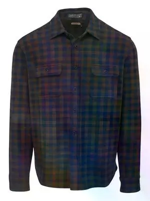 Faherty Brand Two-pocket Check Shirt - Brown