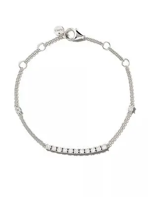 ALINKA 18kt White Gold Riviera Diamond Bracelet - Silver