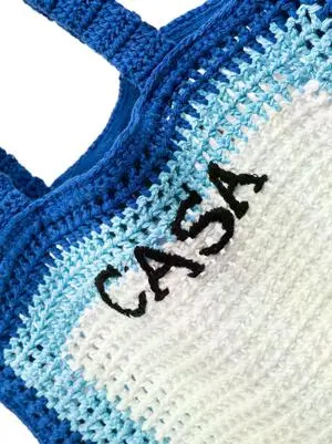 Casablanca Atlantis Crochet-knit Tote Bag
