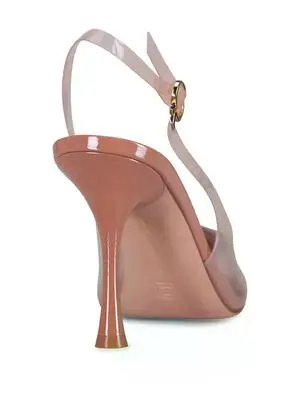 GIANVITO ROSSI Diana Pointed-toe Slingback Sandals - Pink