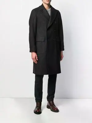 DELL'OGLIO Double-breasted Midi Coat