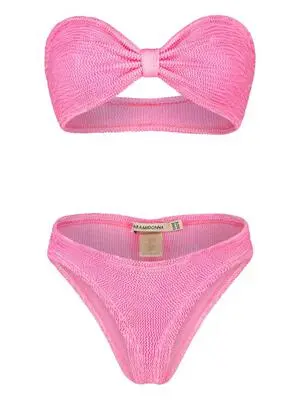 PARAMIDONNA Bow-design Bikini - Pink