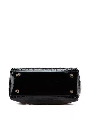 Dior 1997 Medium Cannage Lady Satchel - Black