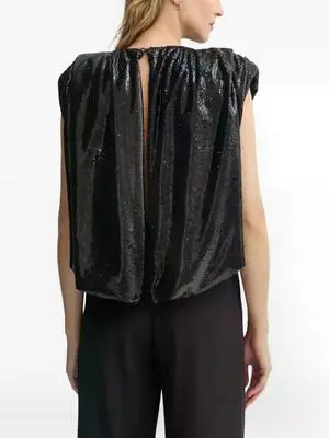 MMC STUDIO Sequin Cropped Top