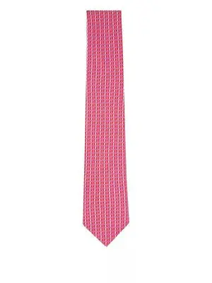 FERRAGAMO Patterned Neck Tie - Orange