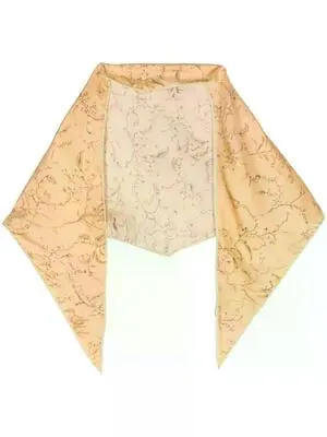 Fabiana Filippi Graphic-print Silk Scarf - Yellow
