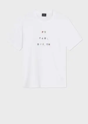 Paul Smith Regular-fit Stencil Print T-shirt