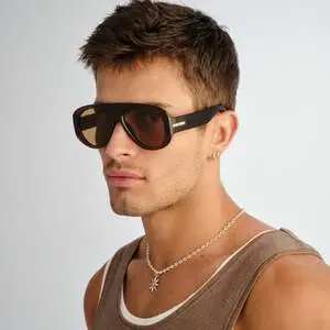 Le Specs Dream Boat Sunglasses - Cocoa