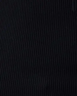 Attico Ribbed-knit Cotton Polo Top