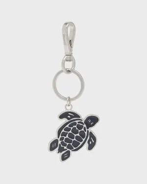 Vilebrequin Keyring Zamak Turtle Key Ring Torty - Blue