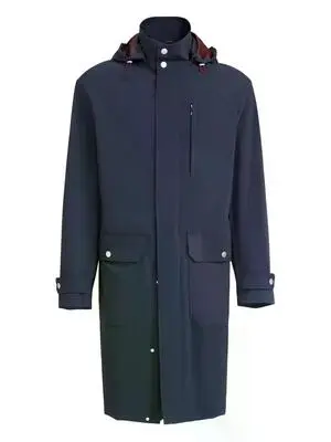 Brunello Cucinelli Parka Coat With Detachable Hood - Blue