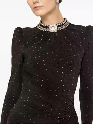 NISSA Embellished Midi Dress