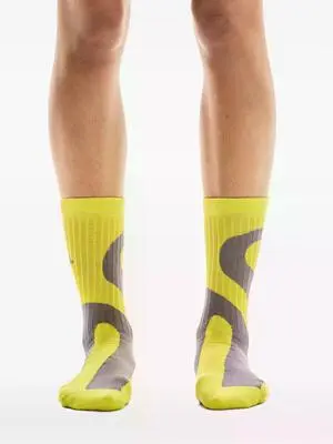 On Logo-patterned Crew Socks