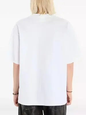 A BATHING APE Sticker Graphic-print T-shirt - White