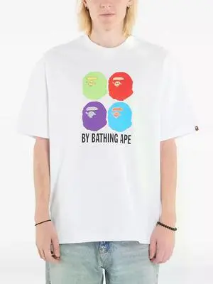 A BATHING APE Multi Ape Head T-shirt