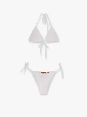 Missoni Embroidered And Lined Bikini - White